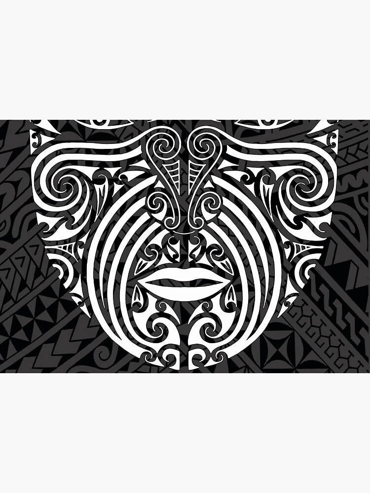 "Maori face Ta Moko" Mask for Sale by tattoocreater | Redbubble