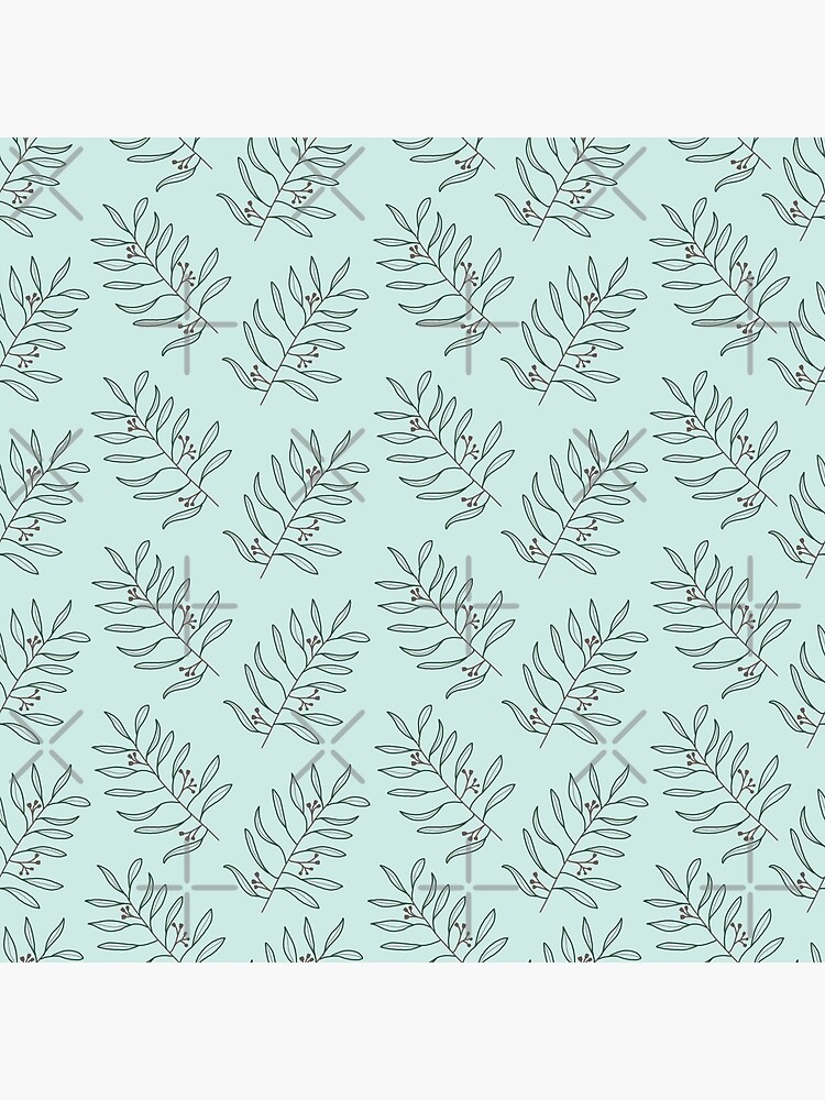 "Gum Tree Branch Leaf Pattern Australia" Poster by MikaelasMeadow ...