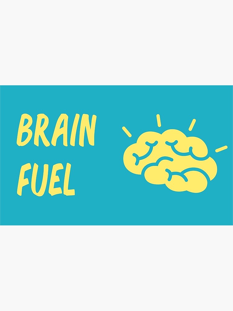 "Brain Fuel" Mug by GeeHM | Redbubble