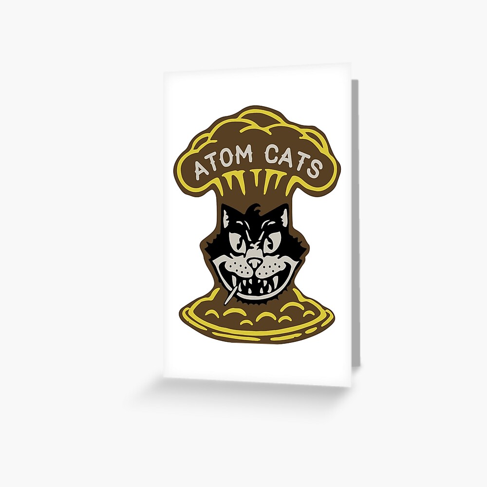 "Fallout atom cats logo" Greeting Card for Sale by c0ltcha | Redbubble