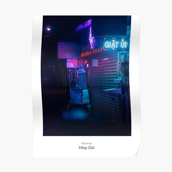 "Cyberpunk night city ripperdoc station" Poster by five-seasons | Redbubble