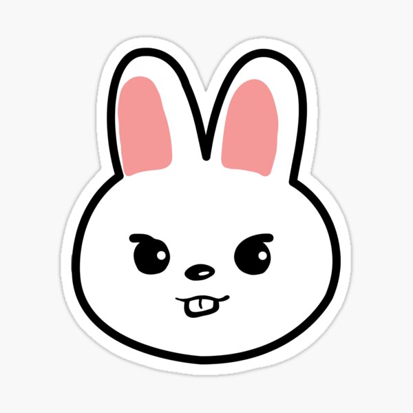 "Leebit SKZOO Rabbit Minho" Sticker for Sale by Orimei | Redbubble