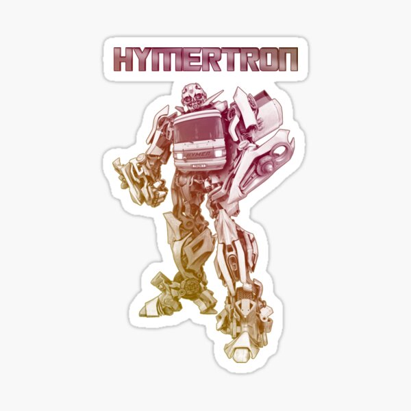 "HYMER-TRON" Sticker for Sale by WanderAGoGo | Redbubble