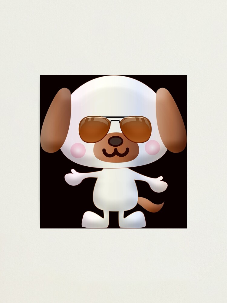 Lámina fotográfica «perros guays perrito adorables alegres amante de ...