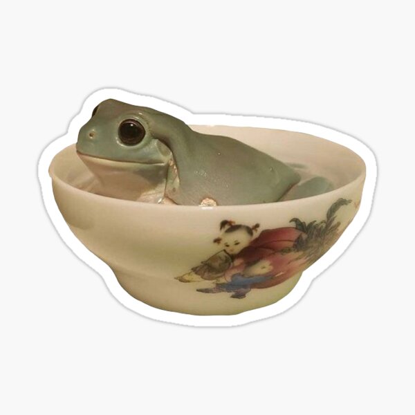 "COTTAGE CORE FROG STICKER ༊*·˚" Sticker by kennagonzalez | Redbubble
