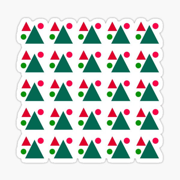 "Circle and Triangle Pattern 018" Sticker for Sale by iamshibsankar ...
