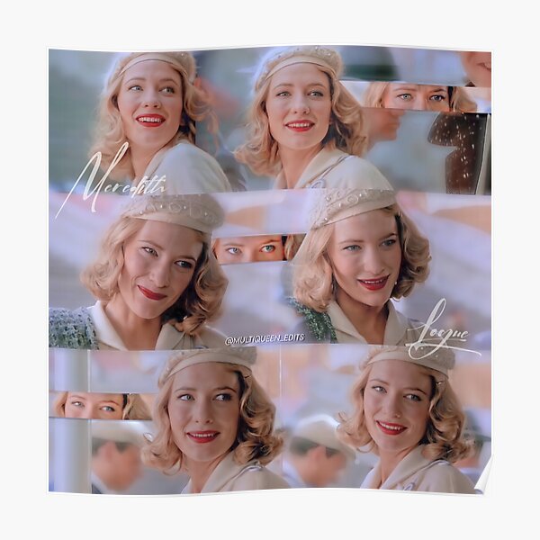 "Cate Blanchett as Meredith Logue" Poster for Sale by silvia231298 ...