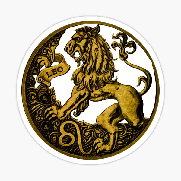"Leo" Sticker for Sale by Astrofairys | Redbubble