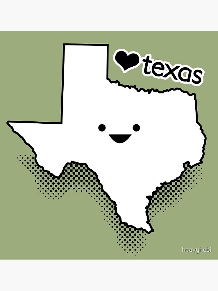 "Cute Texas" Poster by heavyhebi | Redbubble
