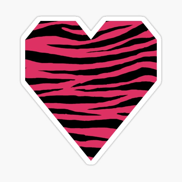 "0120 Cerise or Cherry Tiger" Sticker by DayColors | Redbubble