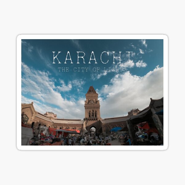 "Karachi | City Of Lights | Pakistan" Sticker for Sale by Pickapicshop ...