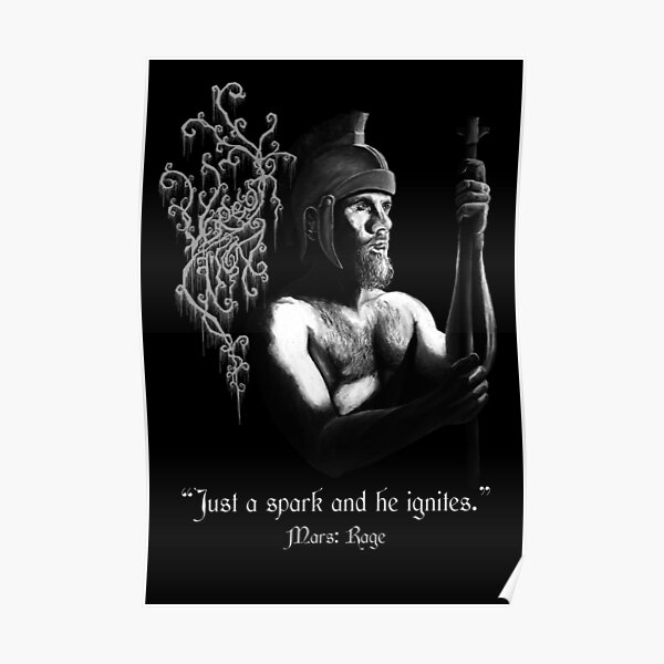 "Mars: Rage" Poster for Sale by VereorNox | Redbubble