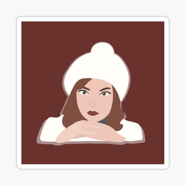 "beth harmon (the queen's gambit)" Sticker for Sale by issystarkey ...