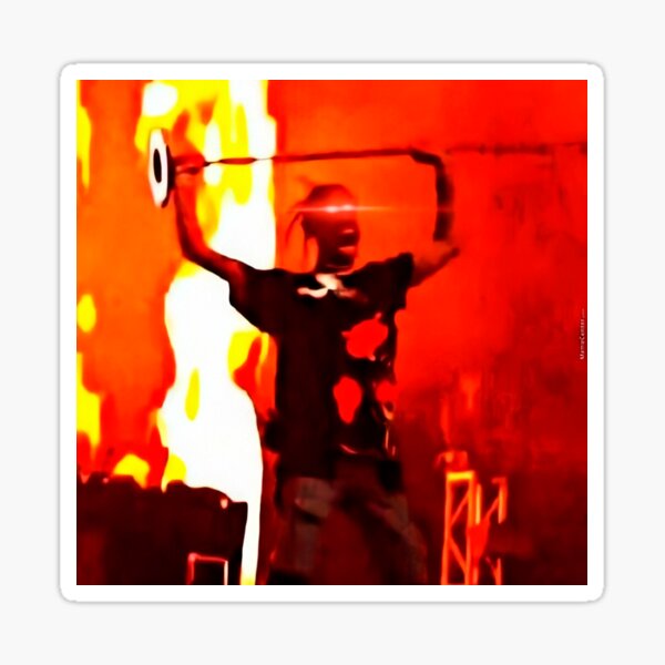 "Travis scott" Sticker for Sale by Hypesavage | Redbubble