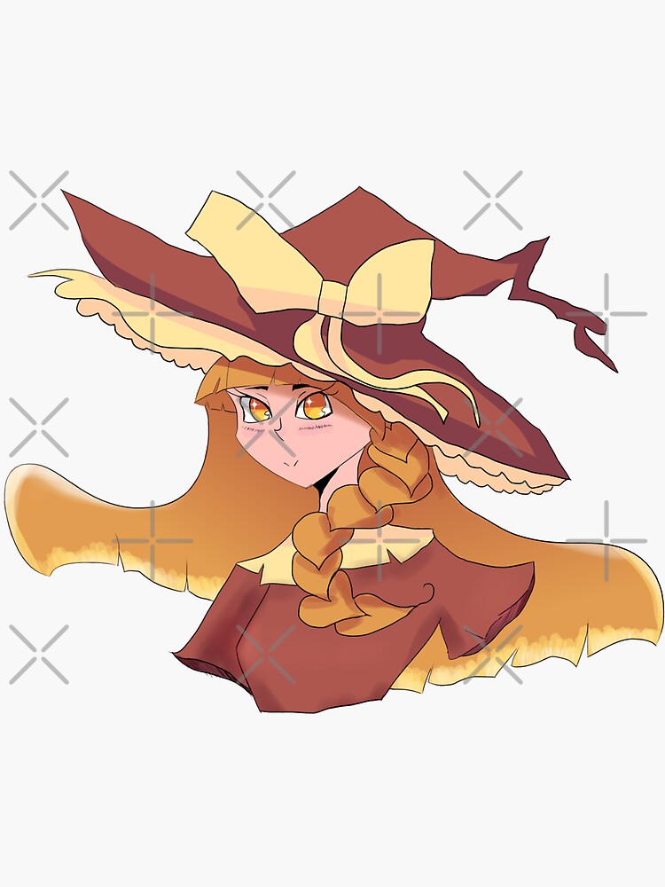 "Marisa Kirisame" Sticker for Sale by YrysMikoni | Redbubble