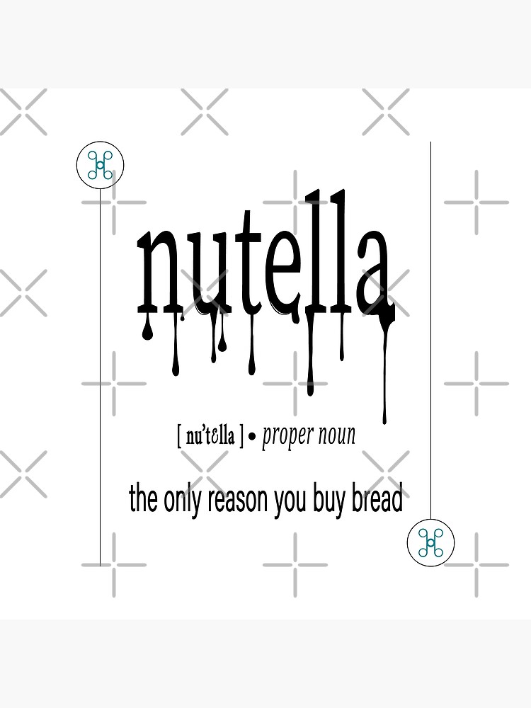 "Melted Nutella Word, dictionary art " Poster by nabil2alhumyis | Redbubble