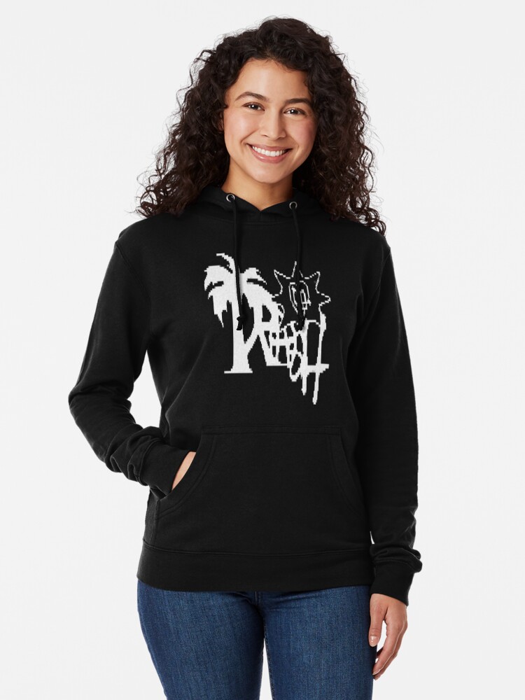 "drain gang bladee trash island stretched merch " Lightweight Hoodie by ...