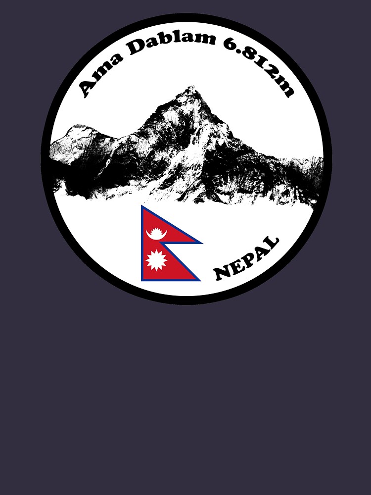 T-shirt « Ama Dablam (grand logo) », par Christo110881 | Redbubble