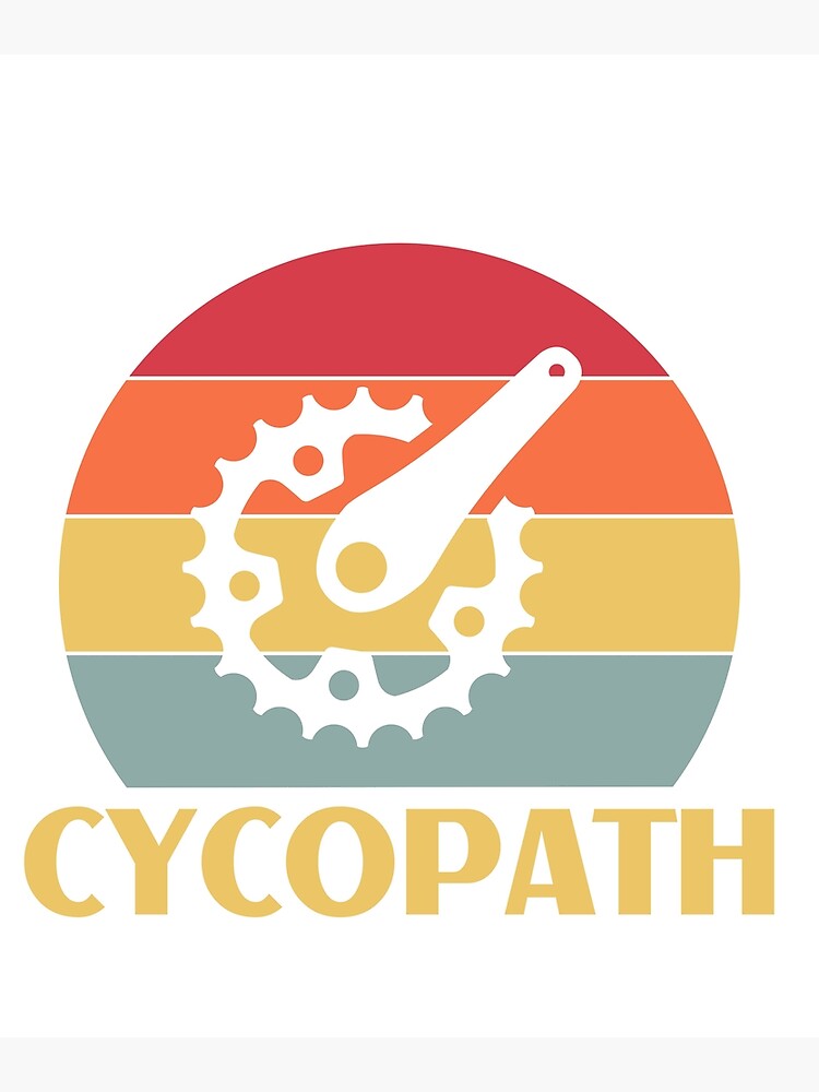 "Cycopath Vintage Retro Style" Poster for Sale by simcass | Redbubble