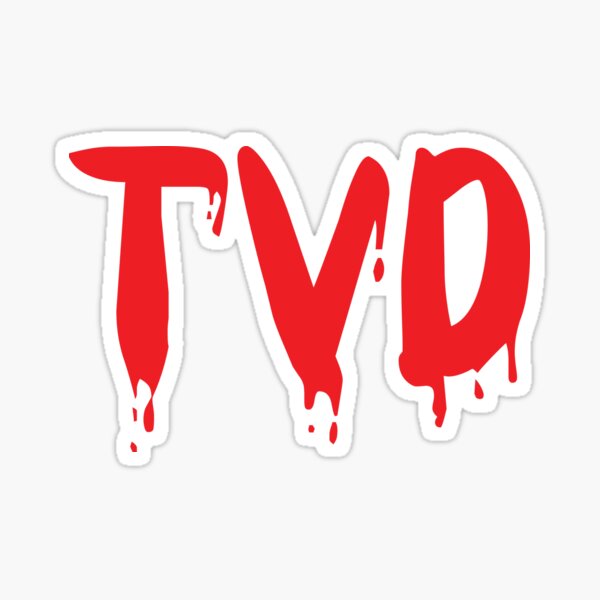 "TVD" Sticker for Sale by purplewings03 | Redbubble