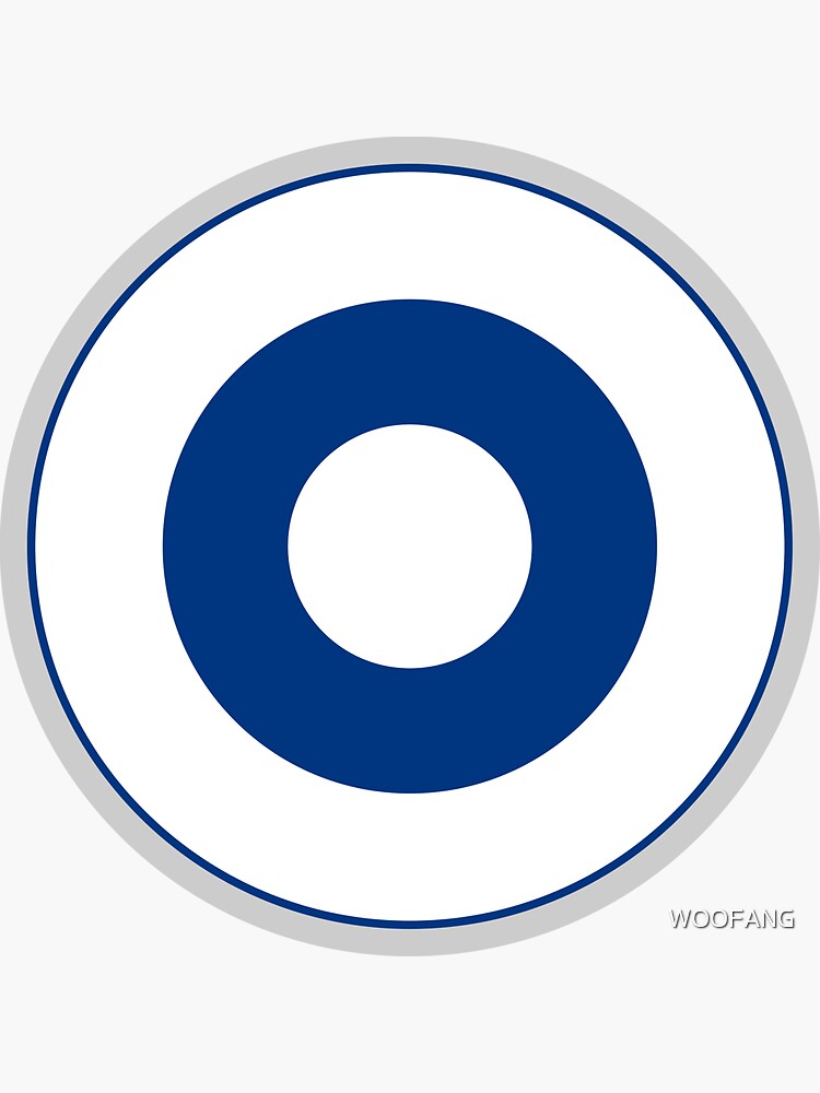 "ROUNDEL OF FINLAND" Sticker for Sale by WOOFANG | Redbubble