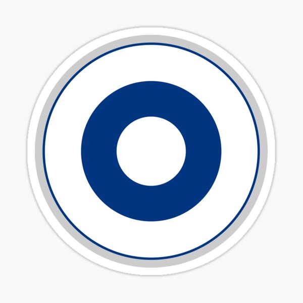 "ROUNDEL OF FINLAND" Sticker for Sale by WOOFANG | Redbubble