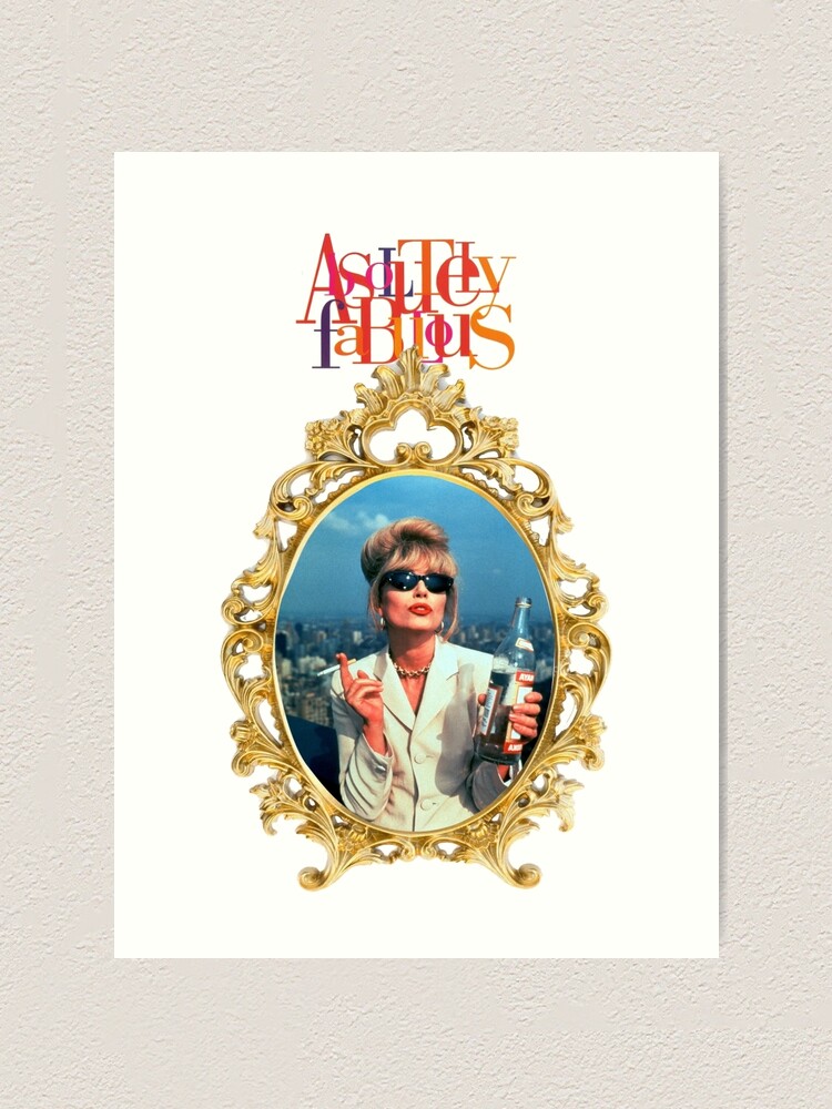 "Absolutely Fabulous Patsy" Art Print by Jinqz | Redbubble