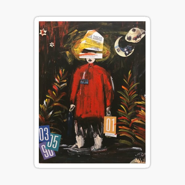 "Pirosmani" Sticker for Sale by hey-ruska | Redbubble
