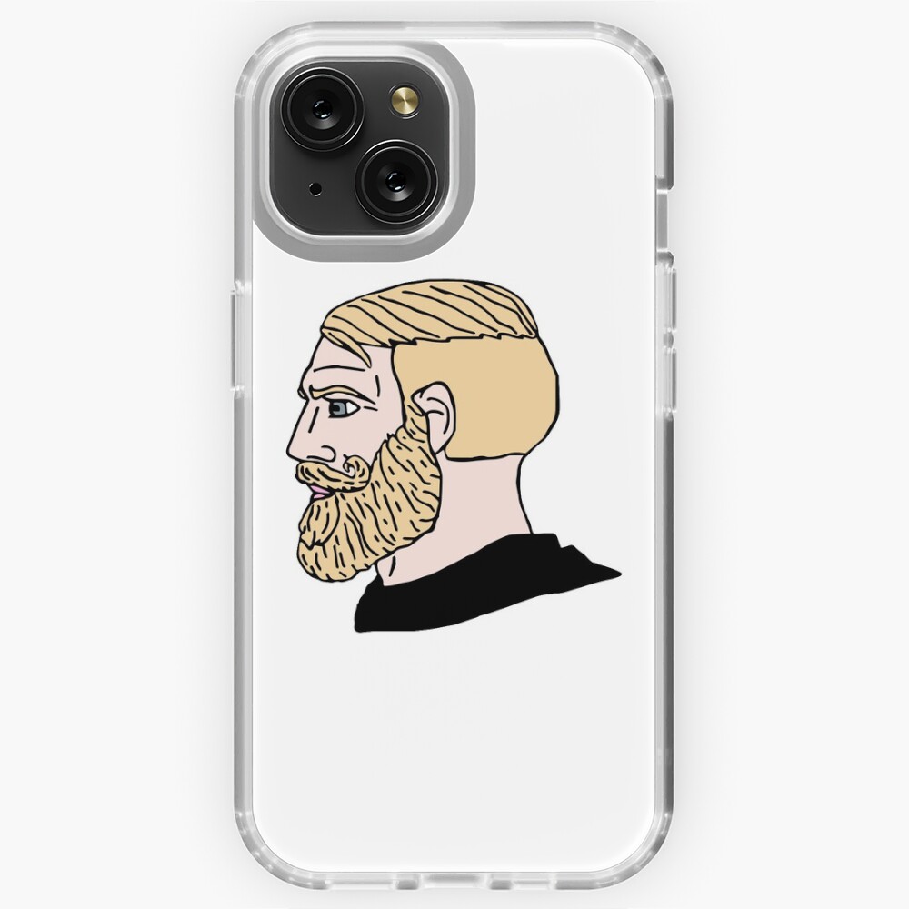 "Chad meme" Sticker by Krustysetas | Redbubble
