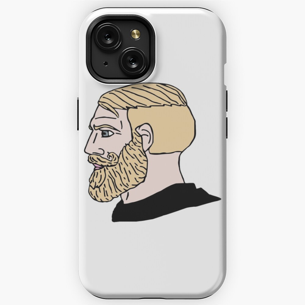 "Chad meme" Sticker by Krustysetas | Redbubble