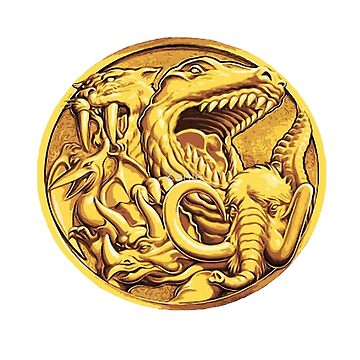 "Dino Coin " Poster for Sale by MatthewHdesigns | Redbubble