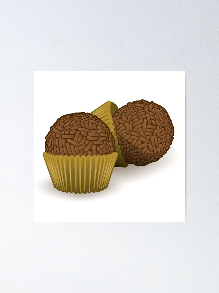 "Illustration of sweet Brazilian Brigadier food. Ideal for ...