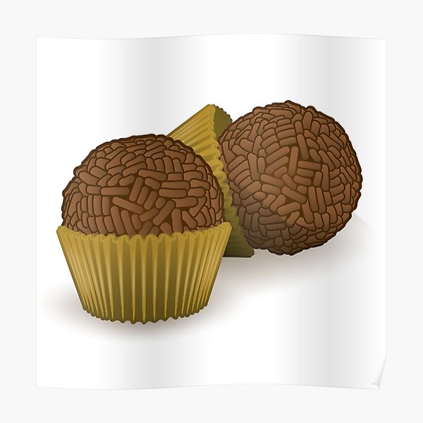 "Illustration of sweet Brazilian Brigadier food. Ideal for ...