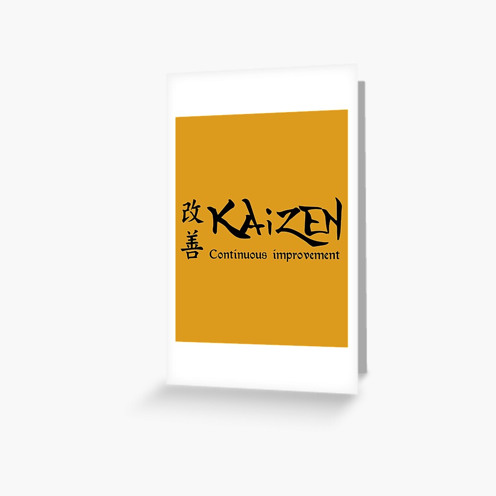"Kaizen Continuous Improvement" Sticker by nando270 | Redbubble