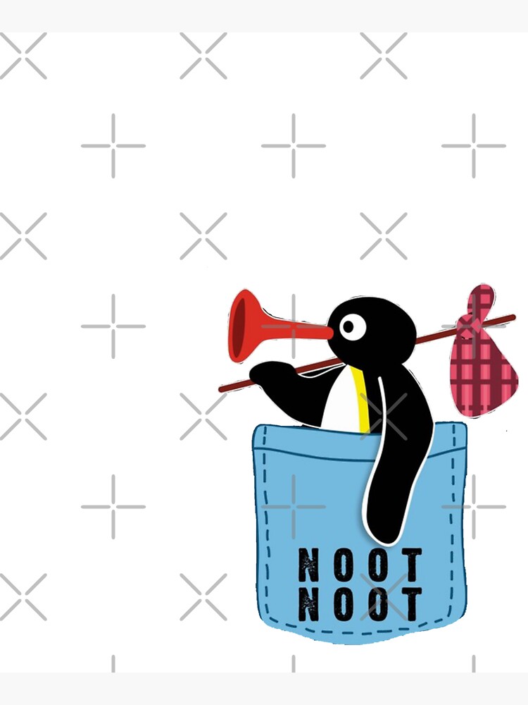 "Angry Pingu Noot Noot Pocket Official Merch" Tote Bag for Sale by ...
