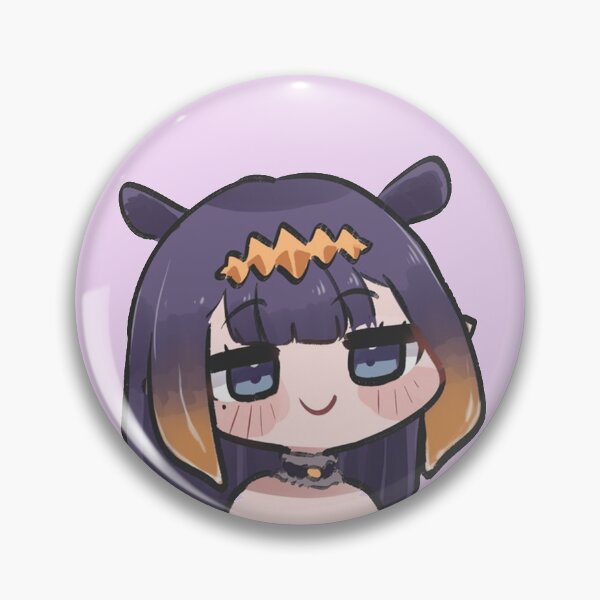 "Ninomae Ina'nis Hololive Chibi" Pin for Sale by Gawrgura | Redbubble