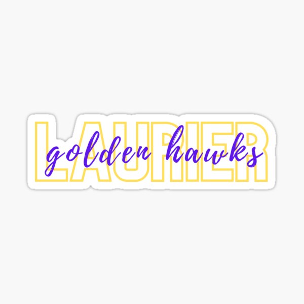 "Laurier Golden Hawks" Sticker for Sale by jreiken | Redbubble
