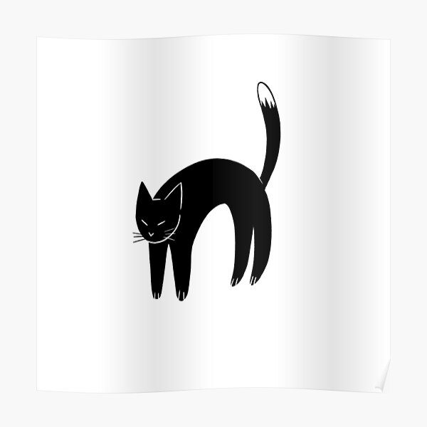 "Angry Cat" Poster for Sale by sstellaart | Redbubble
