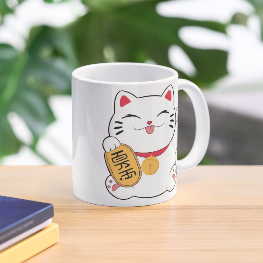 "Neko Lucky cat" Coffee Mug for Sale by joseanimates | Redbubble