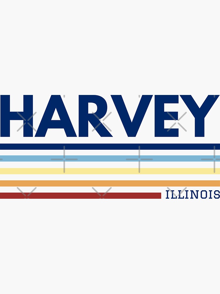 "Harvey Illinois" Sticker by Taumaturgo | Redbubble
