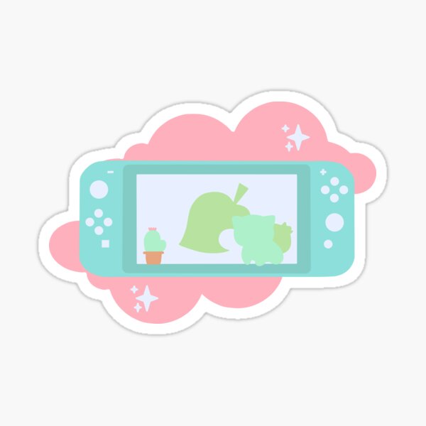 "Aesthetic Switch (Turquoise)" Sticker for Sale by Tixinha | Redbubble