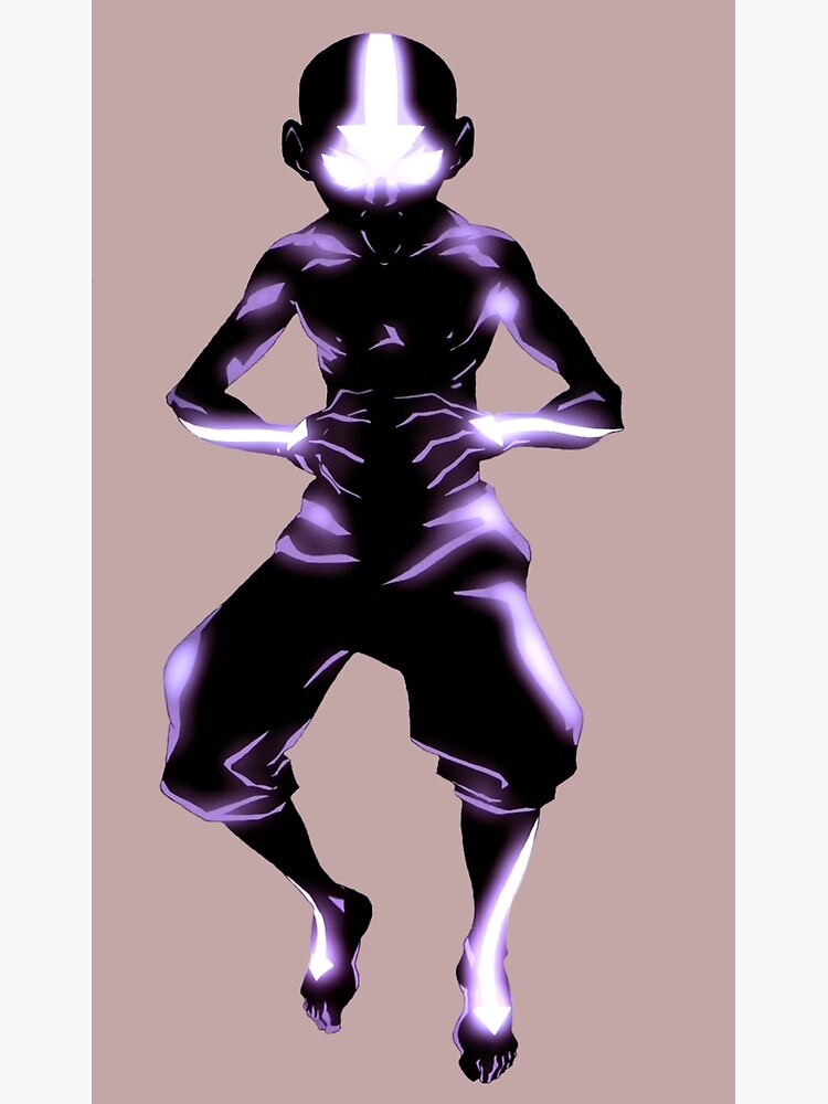 Lámina fotográfica «Aang en modo Avatar abriendo todas las puertas de ...