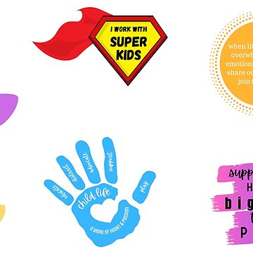 "child life mini sticker pack 2" Sticker for Sale by agabrielle97 ...