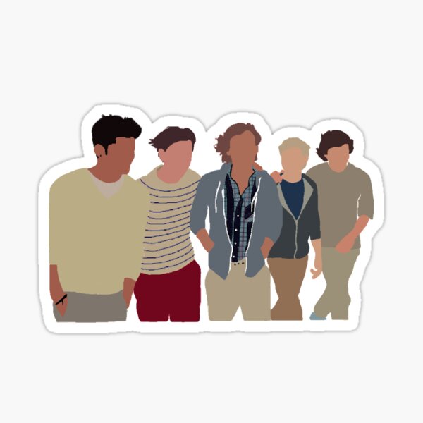 "one direction" Sticker for Sale by mariadadawalla | Redbubble