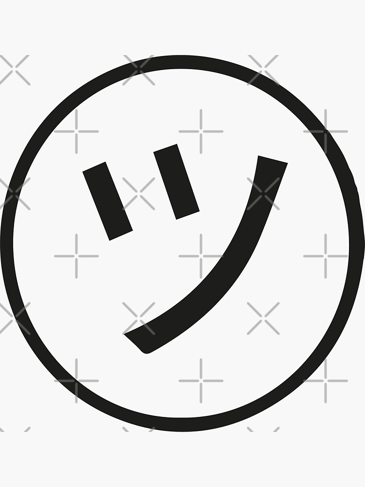 "Japanese Smiley Face Happy" Sticker for Sale by Azhastor | Redbubble