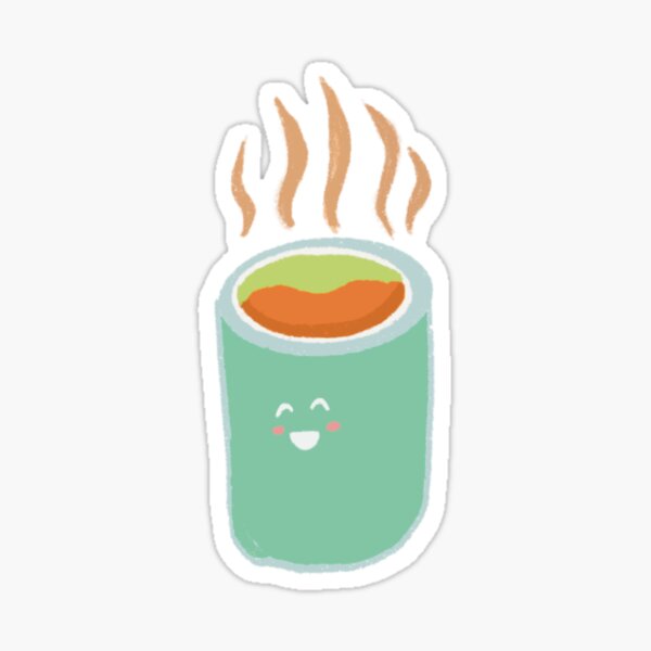 "Tea break" Sticker for Sale by sz03 | Redbubble