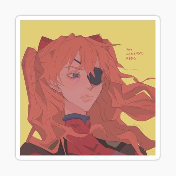"Asuka" Sticker by pixela | Redbubble