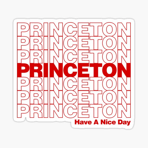 "Princeton" Sticker for Sale by designsheaven | Redbubble