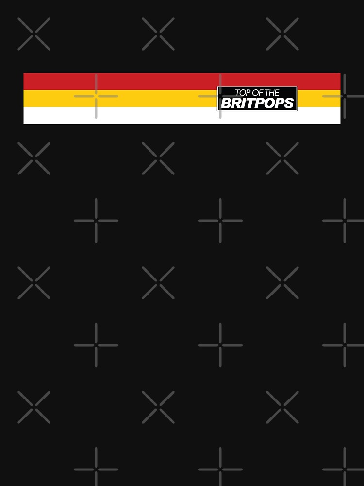 "Top of the Britpops - Stripe Logo" T-shirt for Sale by adz59shadow ...