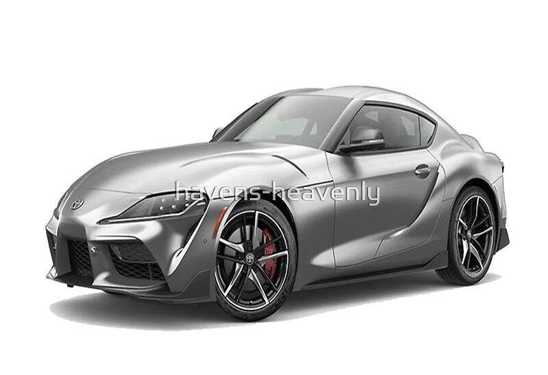 "2020 Toyota Supra Phantom Matte Gray" by havens-heavenly | Redbubble